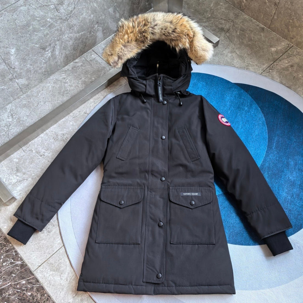 (PRE ORDER) CG TRILLIUM PARKER COAT - BLACK