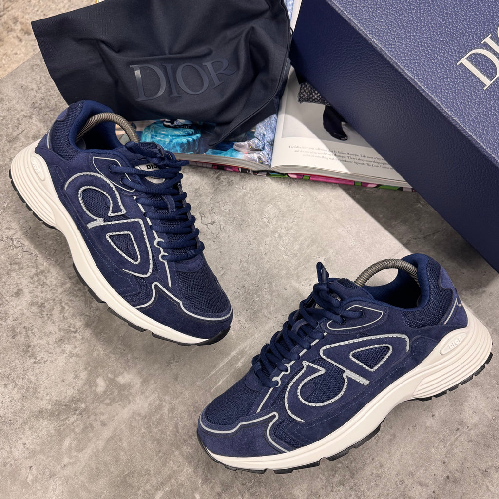 B30 TRAINER - NAVY SUEDE
