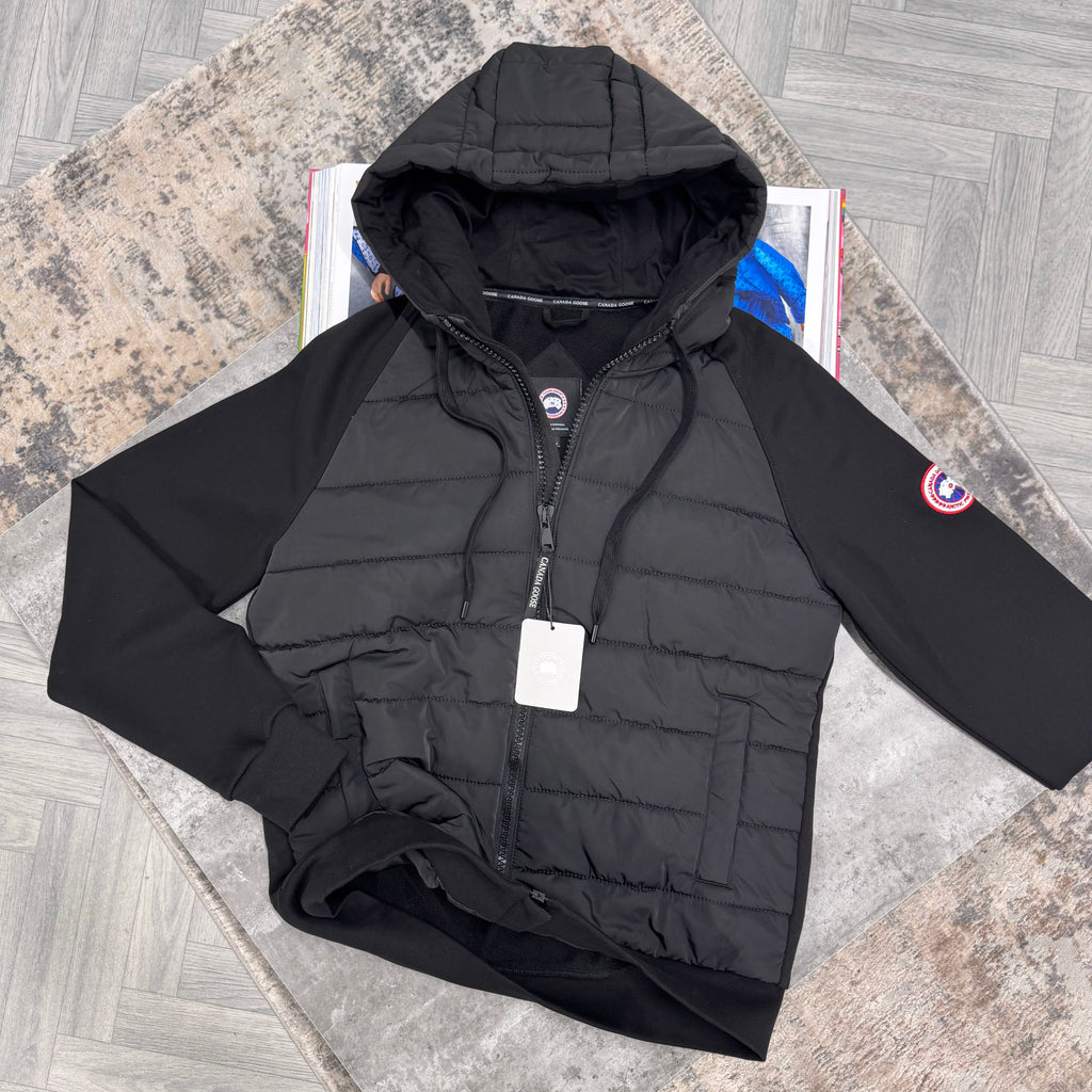 CG HYBRIDGE HURON HOODED ZIP JACKET - BLACK