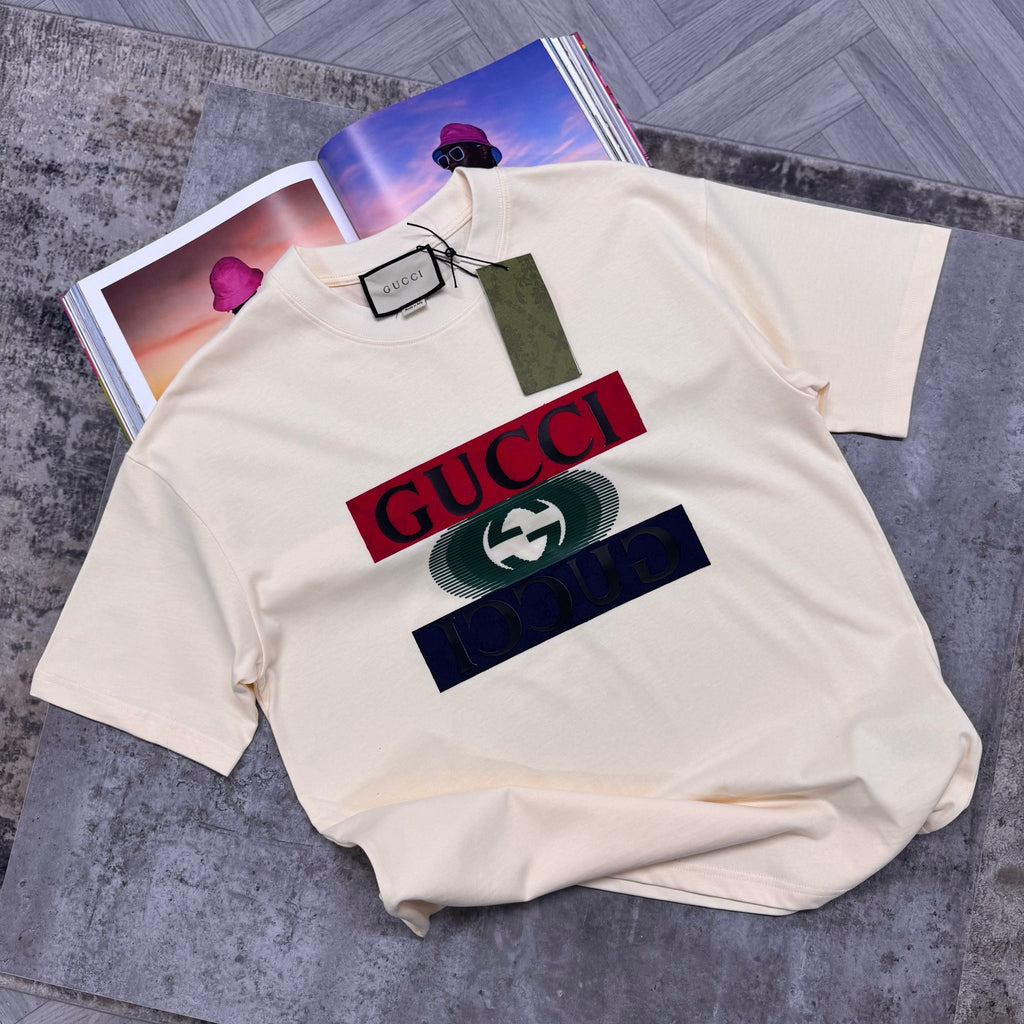 GCI LOGO T SHIRT - CREAM