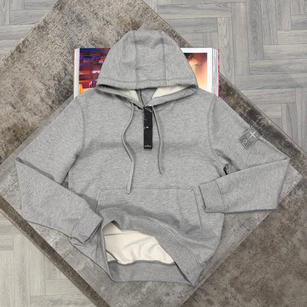 SI GHOST BADGE HOODIE - GREY